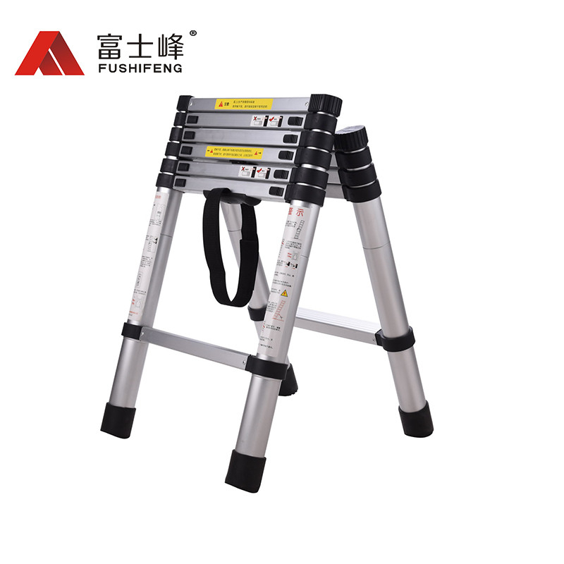 Aluminum Extendable Step Ladder with 2m